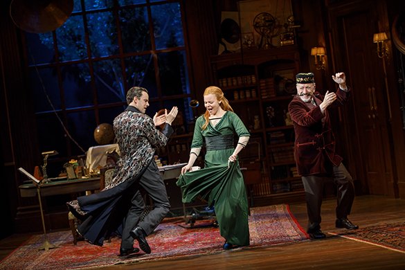 Harry Hadden-Paton, Lauren Ambrose, and Allan Corduner. Photo by Joan Marcus.
